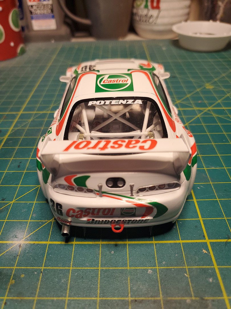 Castrol Toyota Toms Supra GT Racecar -- Plastic Model Car Kit -- 1/24 ...