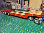 AMT Lowboy Trailer & Bulldozer Plastic Model Truck Vehicle Kit 1/25 ...