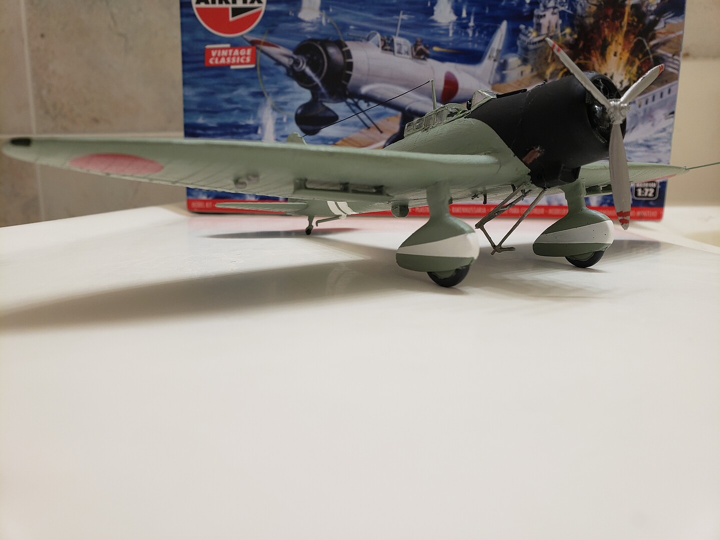 Aichi D3A1 Val Aircraft -- Plastic Model Airplane Kit -- 1/72 Scale ...