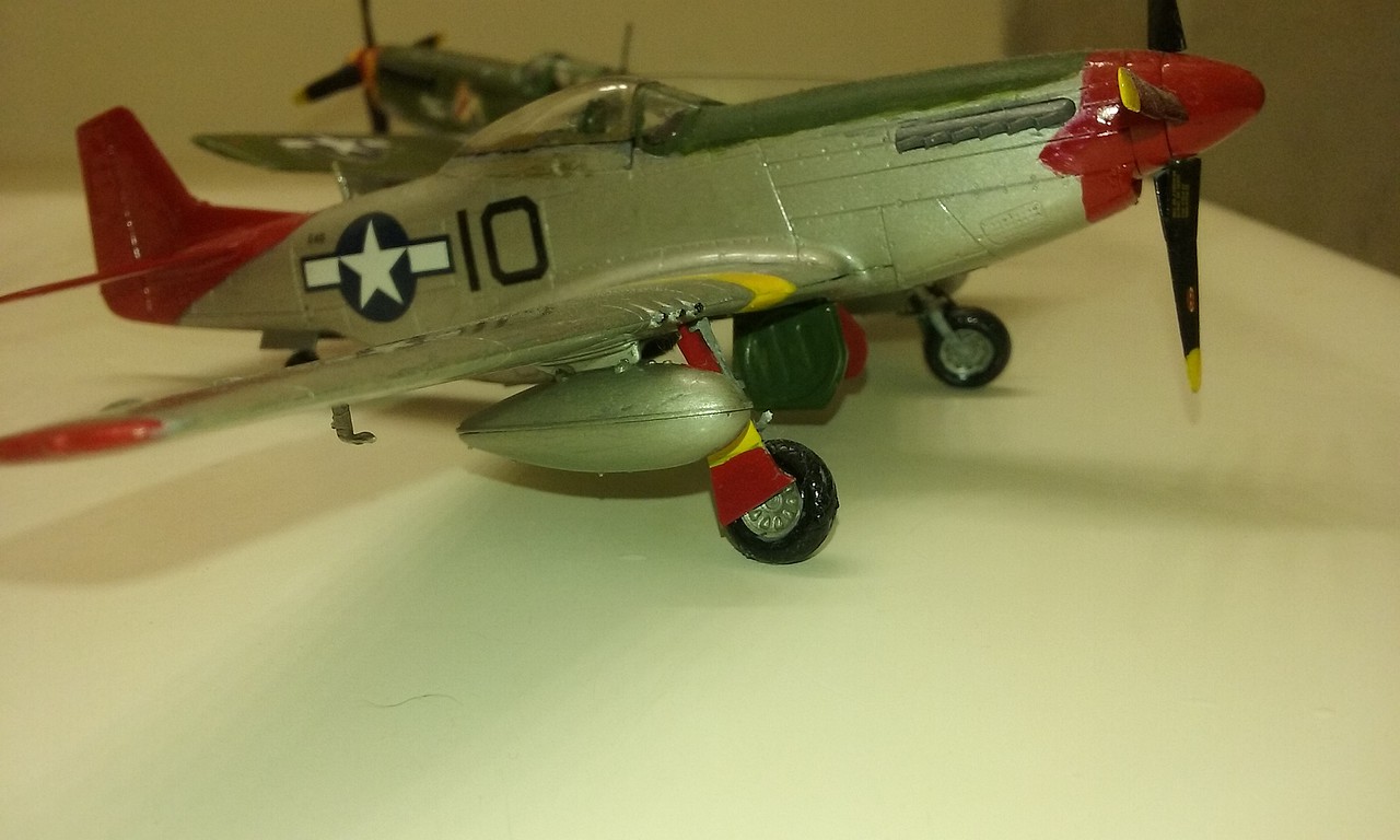 North American P-51D Mustang Tuskegee Airmen -- Plastic Model Airplane ...