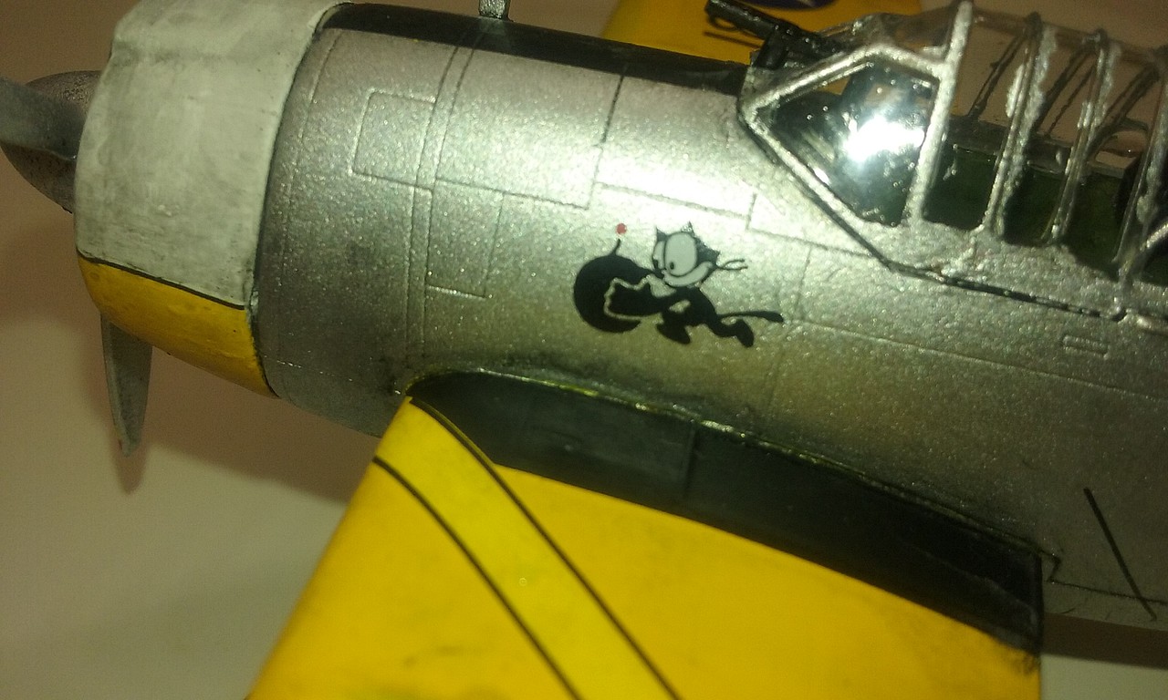 US F2A Buffalo -- Plastic Model Airplane Kit -- 1/72 Scale -- #hy80290 ...