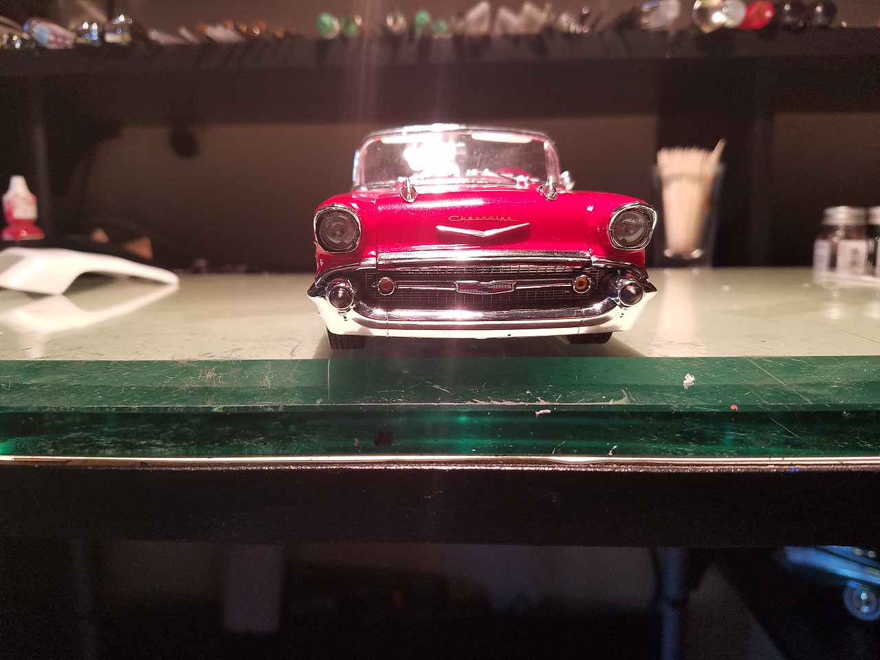 1957 Chevy Convertible -- Plastic Model Car Kit -- 1/25 Scale ...
