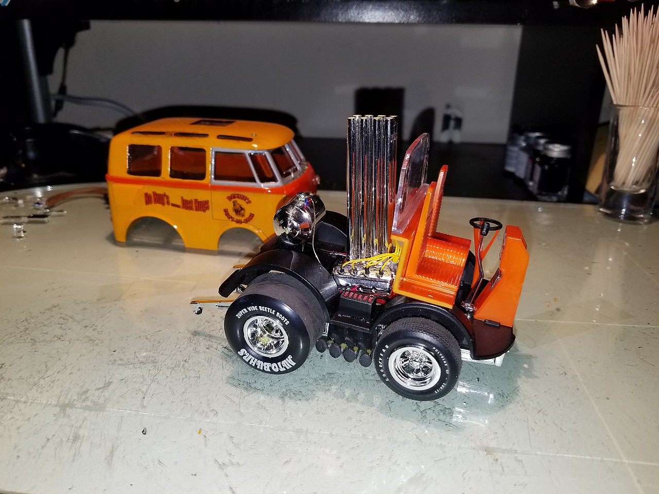 Volkswagen Beetle Bus Van Show Rod -- Plastic Model Truck Kit -- 1/25 ...