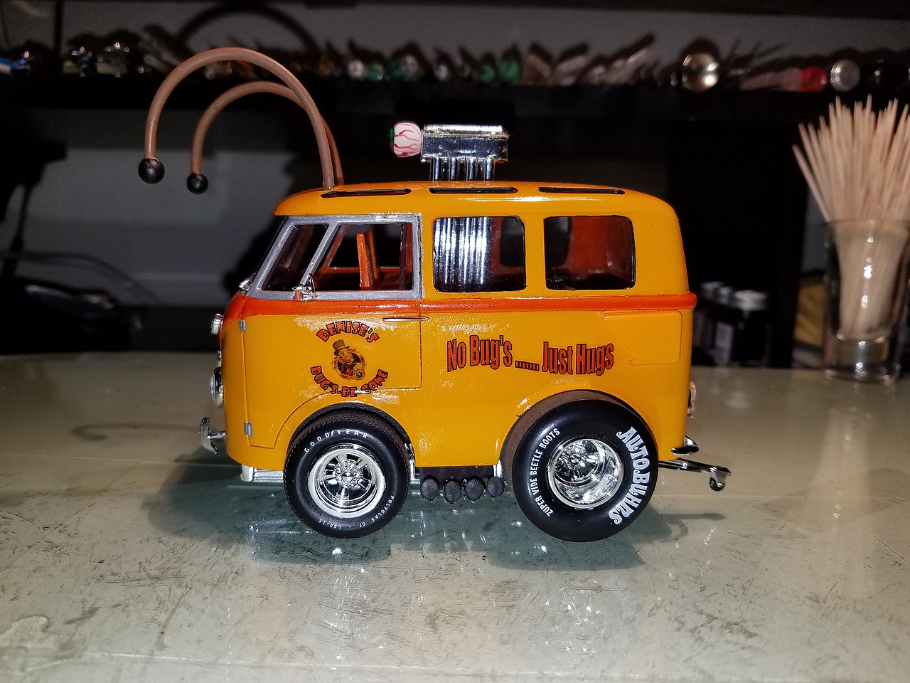 Volkswagen Beetle Bus Van Show Rod -- Plastic Model Truck Kit -- 1/25 ...