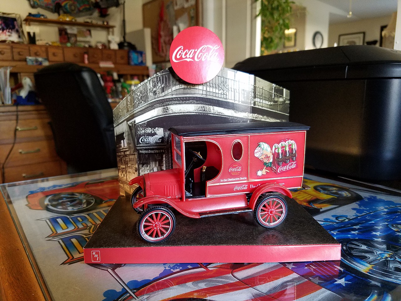 Coca Cola 1923 Ford Model T Delivery -- Plastic Model Car Kit -- 1/25 ...