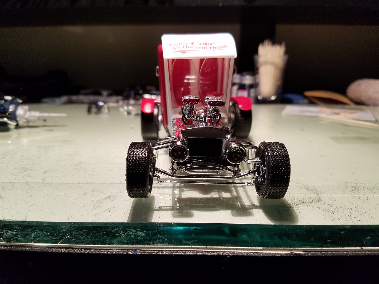 Coca Cola Vending Machine Show Rod SE -- Plastic Model Car Kit -- 1/25 ...