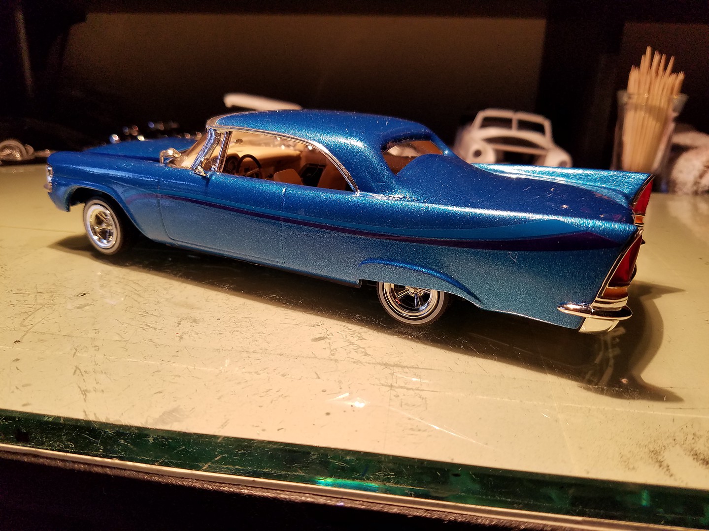 Gallery Pictures AMT 1957 Chrysler 300 Plastic Model Car Kit 1/25 Scale ...